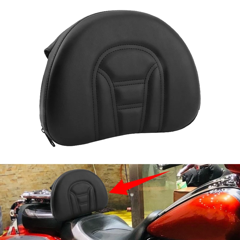 Driver-Backrest-Back-Pad-For-Harley-Touring-Softail-18-later-Motorcycle ...
