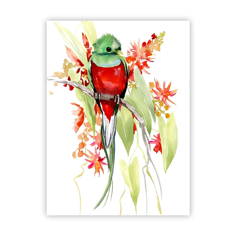 Quetzal Bird Painting