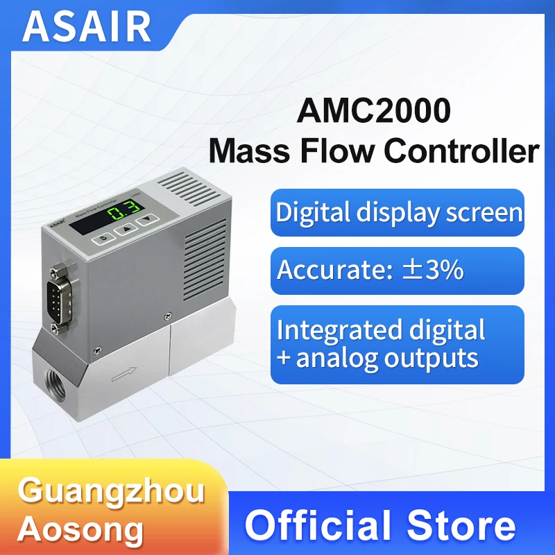 ASAIR-AMC2000-digital-display-MFC-gas-mass-flow-controller-oxygen-air ...