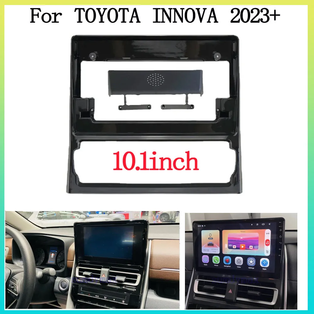 10-1-inch-2-Din-Car-Radio-Fascia-Frame-For-Toyota-innova-2023-Android ...