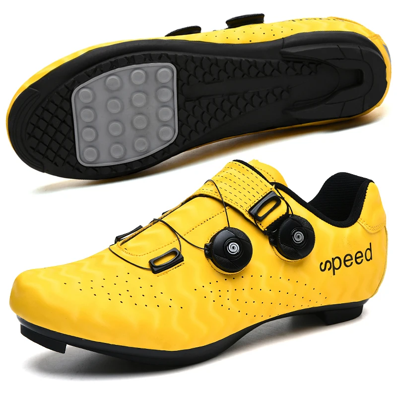 Men-Cycling-Shoes-MTB-Non-Slip-Water-Ripple-Rubber-Flat-Bottomed-Road-Lockless-Cycling-Shoes ...
