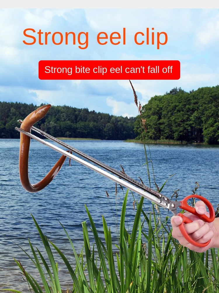 Stainless-Steel-Ricefield-Eel-Clamp-Loach-Lobster-Pliers-Non-Slip-Sea ...