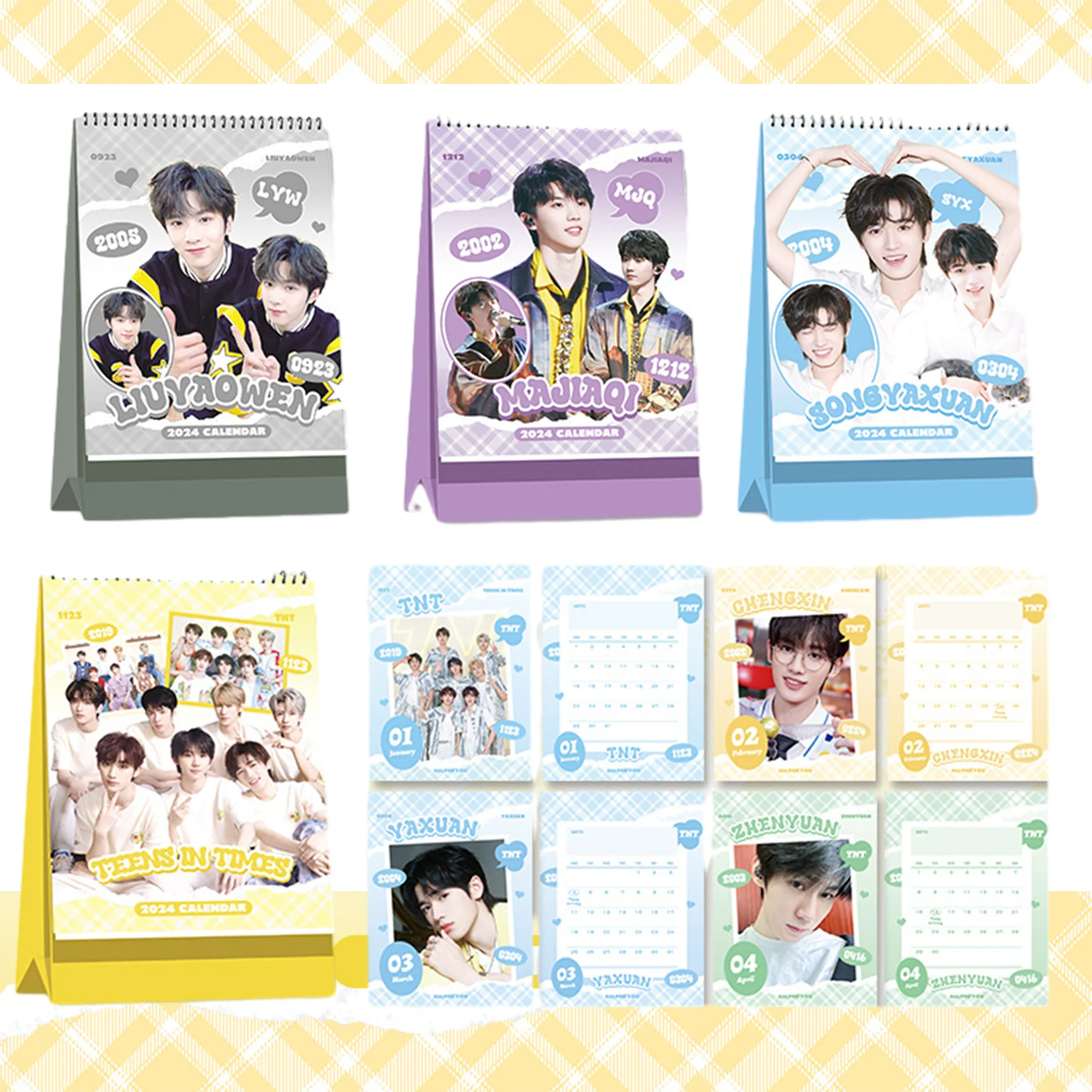 TNT-2024-Photo-Calendar-Song-Yaxuan-Liu-Yaowen-Ding-Chengxin-The-Same ...