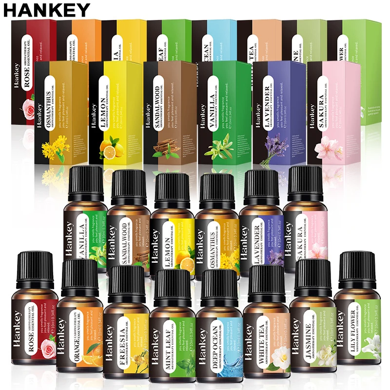 HANKEY-10ml-Water-soluble-Flower-Fruit-Essential-Oil-Relieve-Stress-for ...