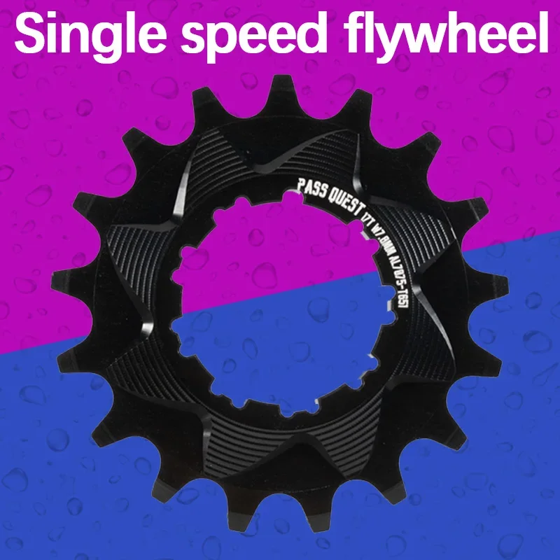PASS-QUEST-Single-Speed-Cassette-Ultralight-Flywheel-Cog-13T-14T-15T ...
