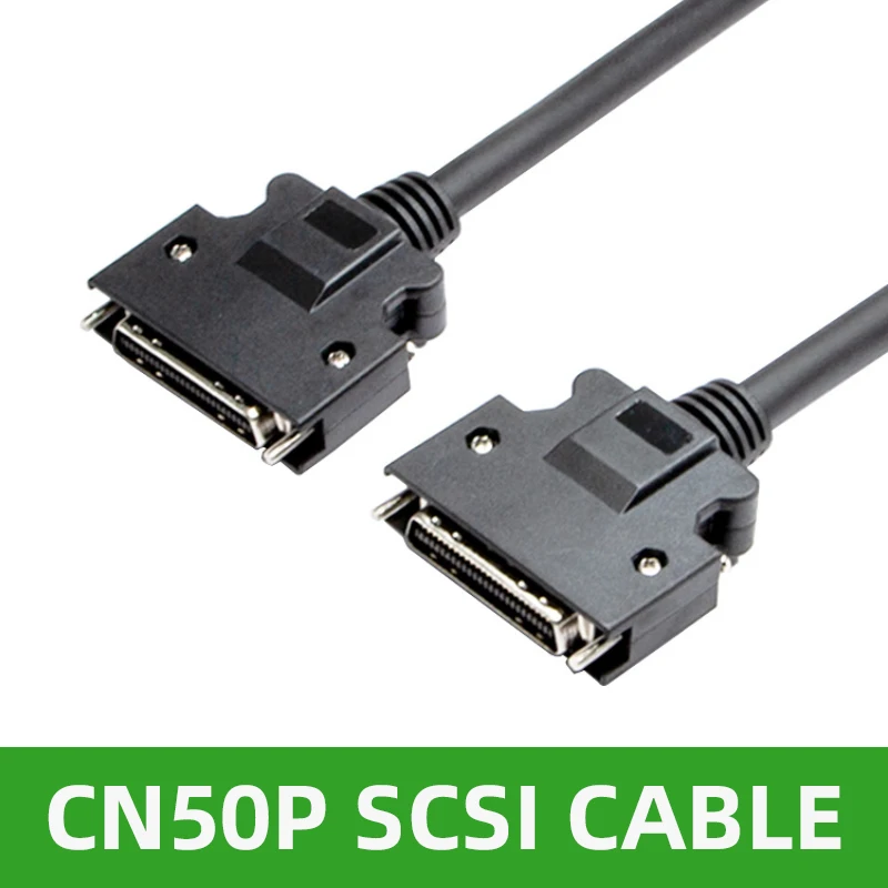 SCSI-50Pin-Connector-Cable-for-Yaskawa-Mitsubishi-Delta-Huichuan-Servo ...
