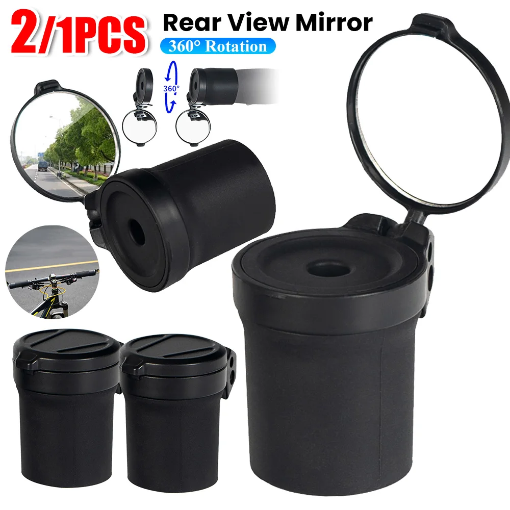 Universal-Bicycle-Rearview-Mirror-Rotatable-Bike-Handlebar-Rear-View ...