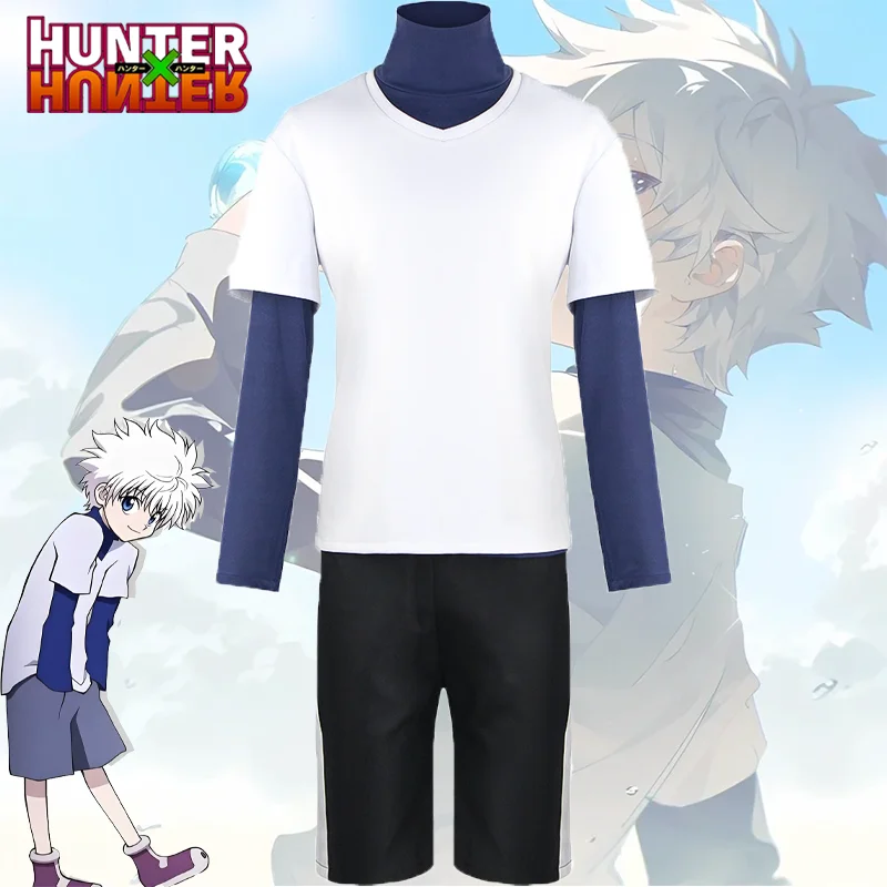 Anime-Hunter-x-Hunter-Killua-Zoldyck-Cosplay-Costume-Top-Pants-Sports ...