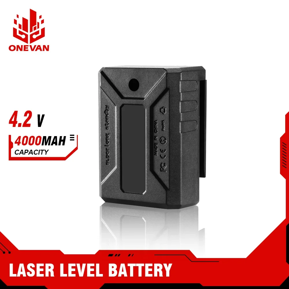 4000mah-Infrared-Laser-Level-Rechargeable-Lithium-Battery-For-2-wire-3 ...
