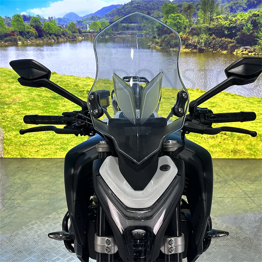Motorcycle-Front-Windshield-for-CFMOTO-450nk-Windscreen-Wind-Deflector ...