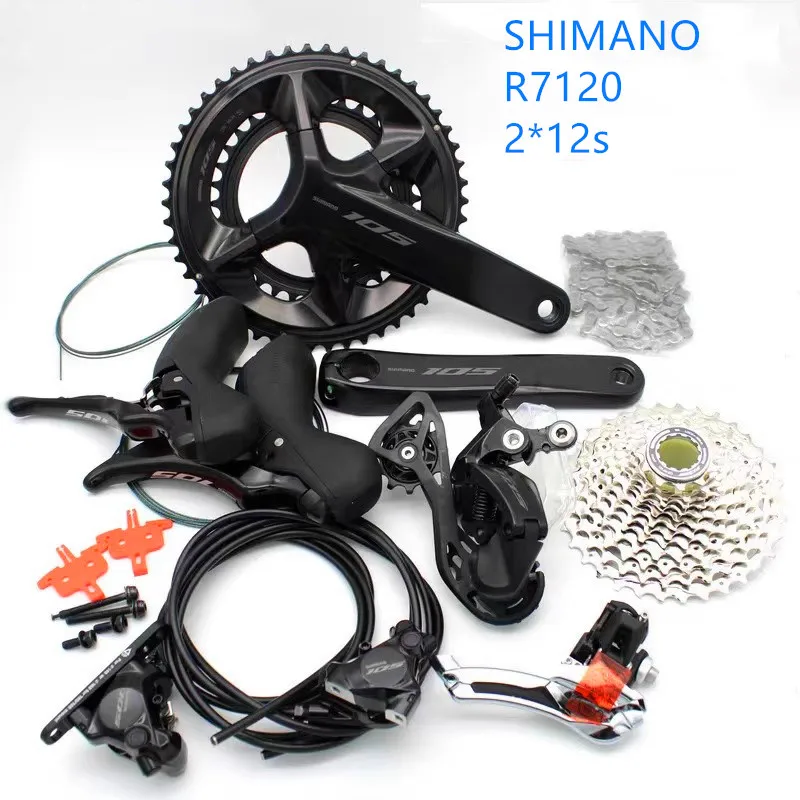 Shimano-R7120-2x12s-Road-Groupset-R7100-Crankset-Brake-R7170-Shifter ...
