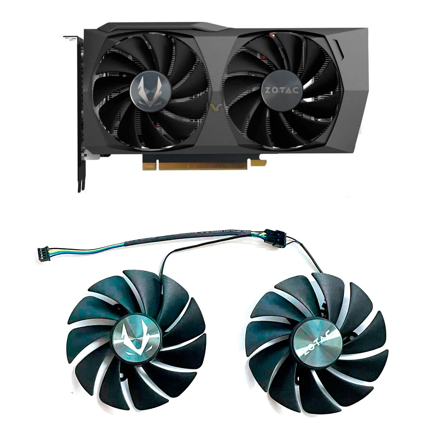 87mm 4Pin GA92S2U RTX 3060 Dual Blade GPU fan for Zotac geforce RTX ...