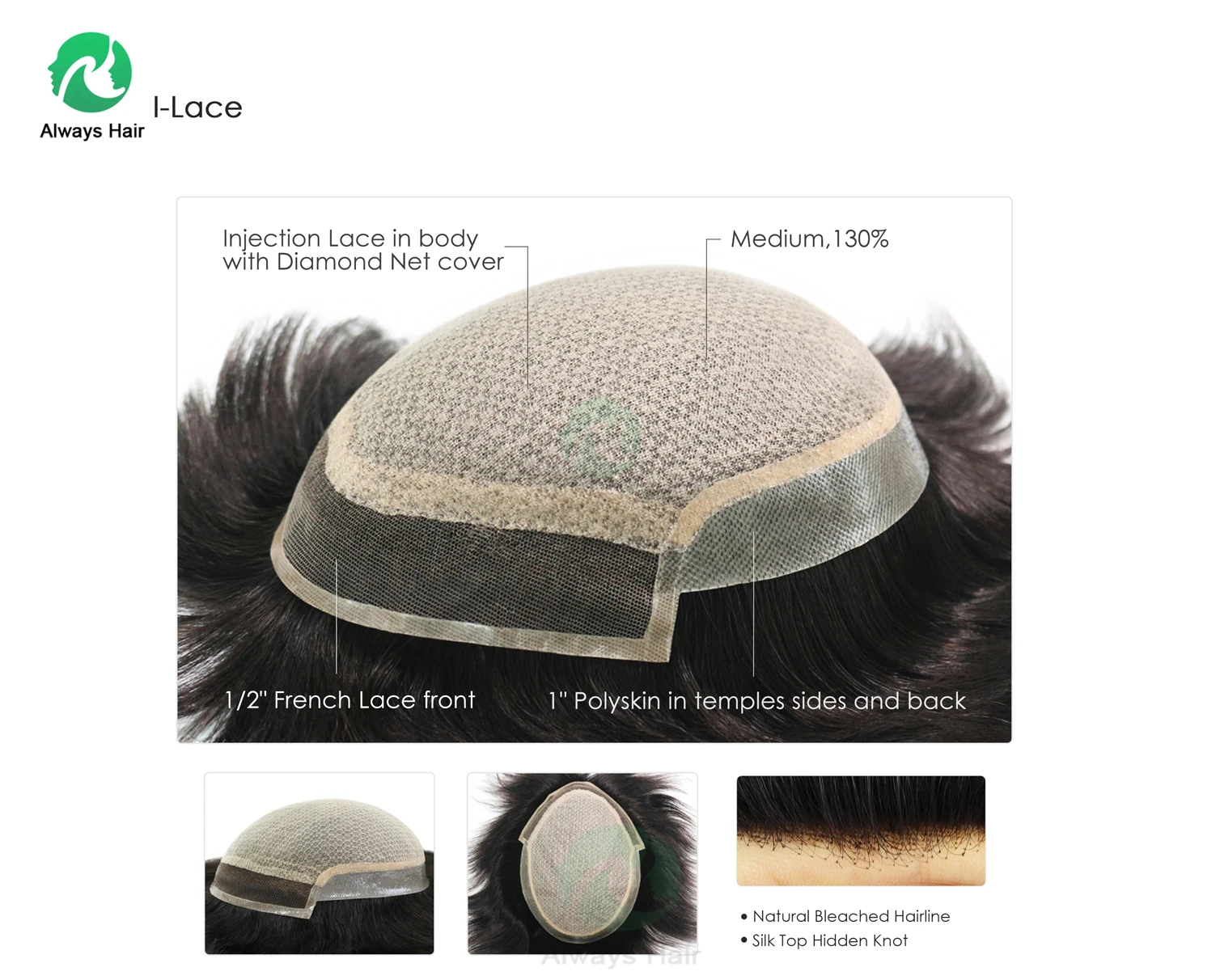Natural-Straight-Burma-Remy-Toupee-cabelo-para-homens-cabelo-Remy ...