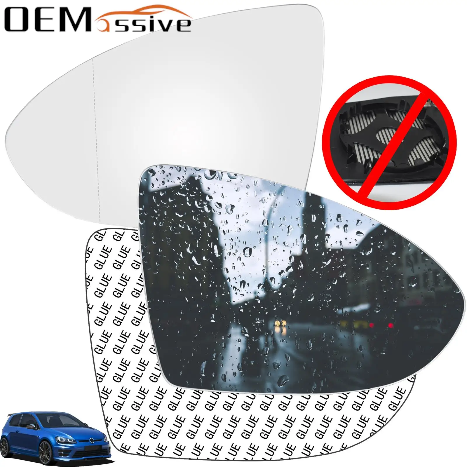 For VW Golf 7 Mk7 Mk7.5 2012 - 2021 Left Right Hand Door Side Wing ...