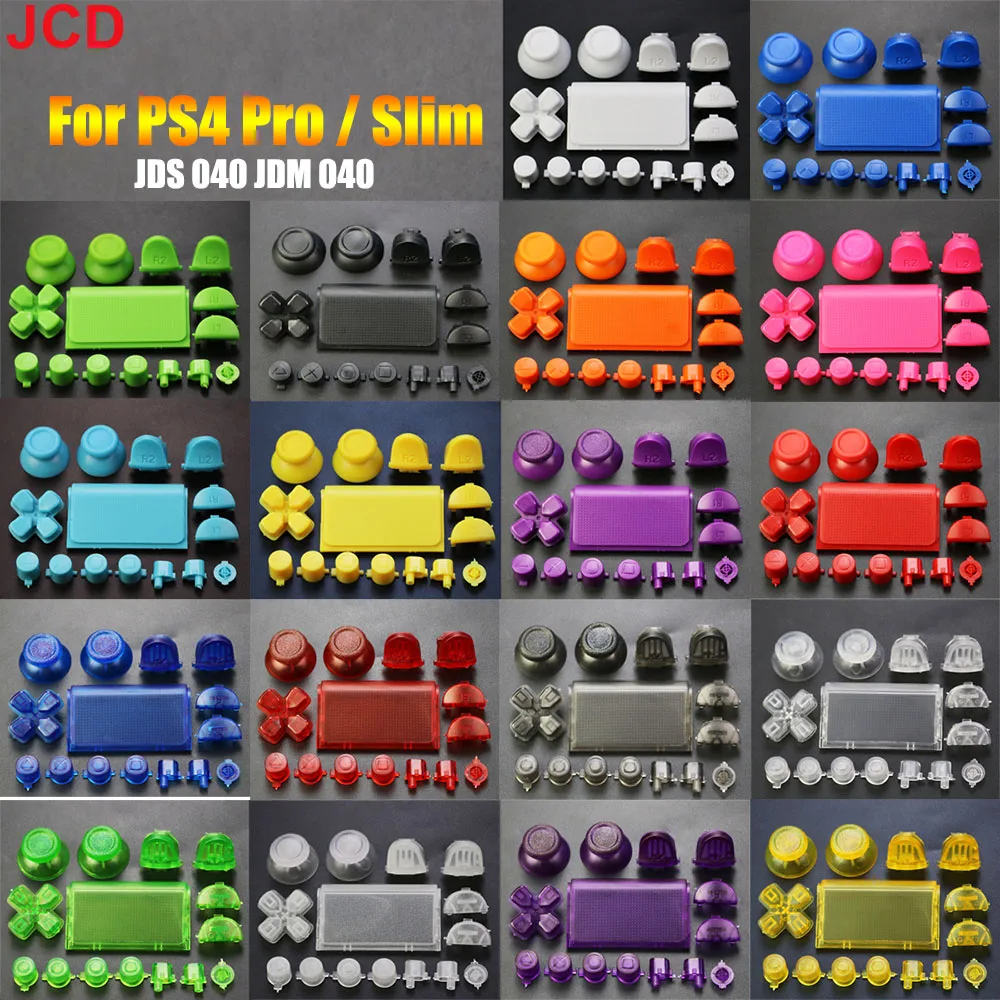 JCD 1set 18colors Full Set Joysticks D-pad R1 L1 R2 L2 Direction Key AB ...