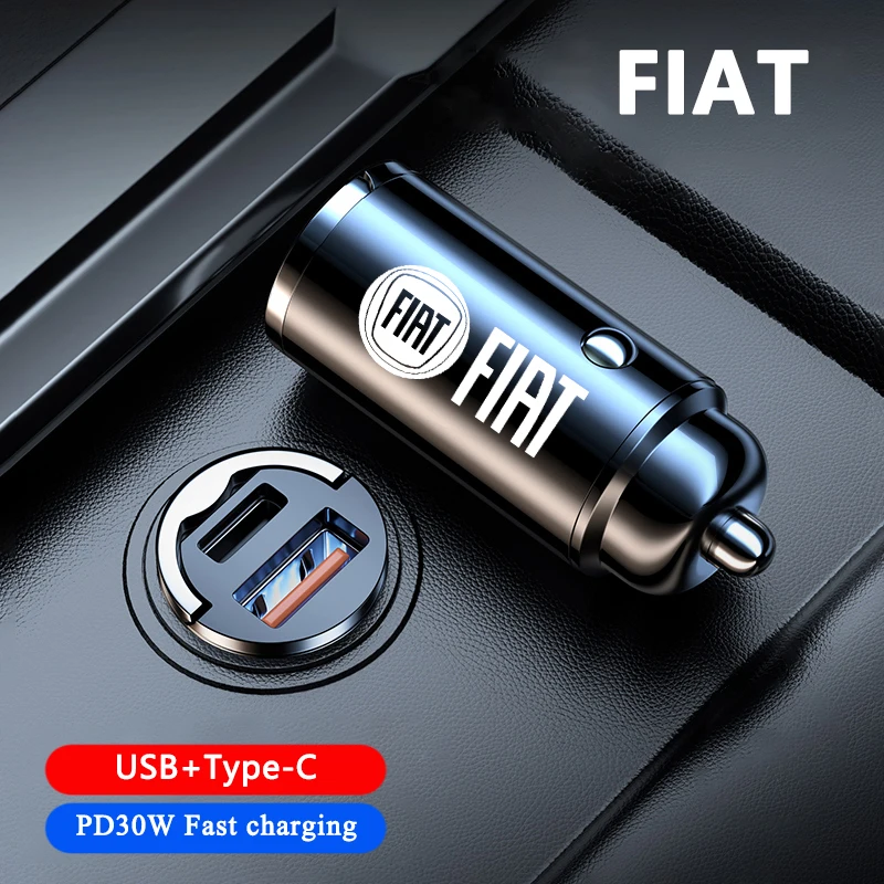 Car Mini Stealth Charger USB Type-C Fast Charging Adapter Accessories ...