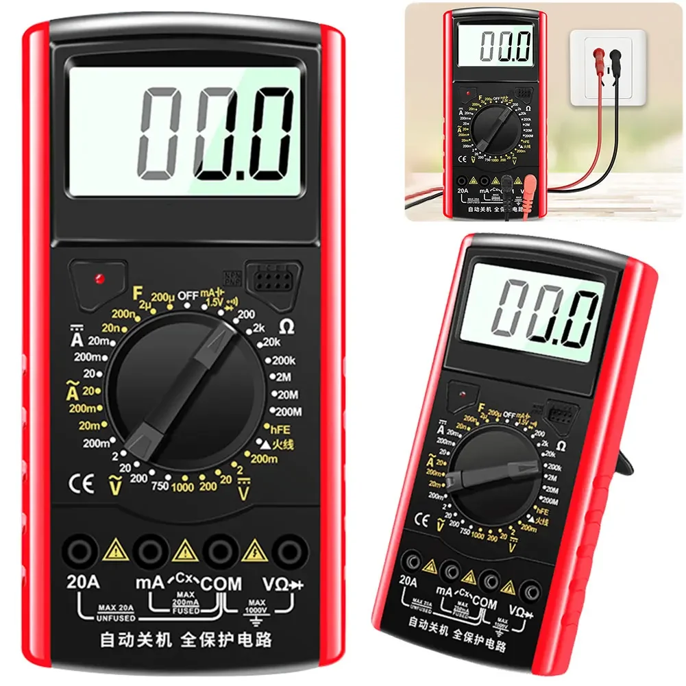 Digital-Multimeter-AC-DC-Transistor-Tester-Professional-Analog-Auto ...