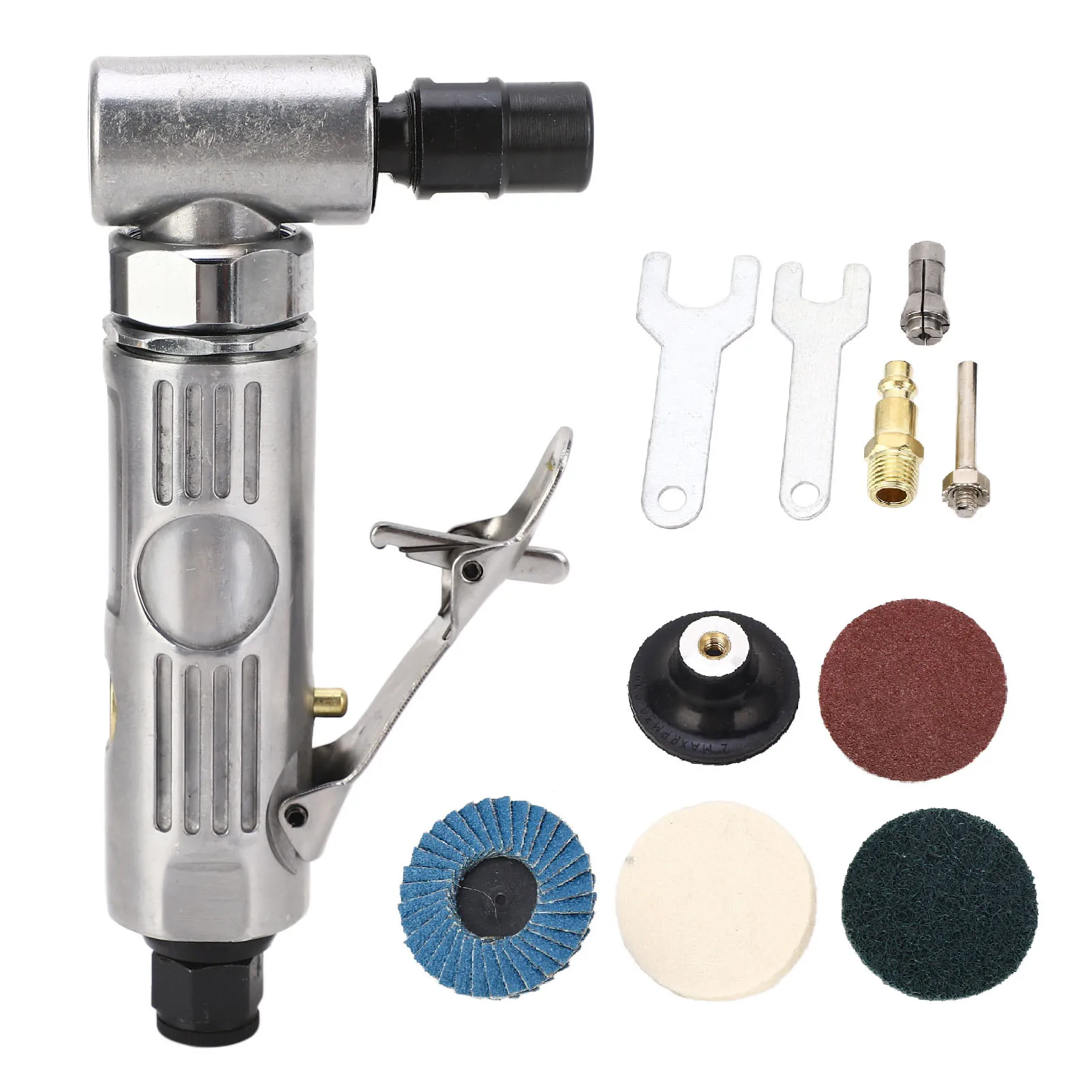 Pneumatic-Grinding-Set-Right-Angle-Air-Die-Grinder-0-3HP-Motor-1-4-1-8 ...