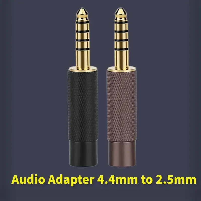 Audio Adapter 4.4mm to 2.5mm Converter Male Female Connector Balance ...