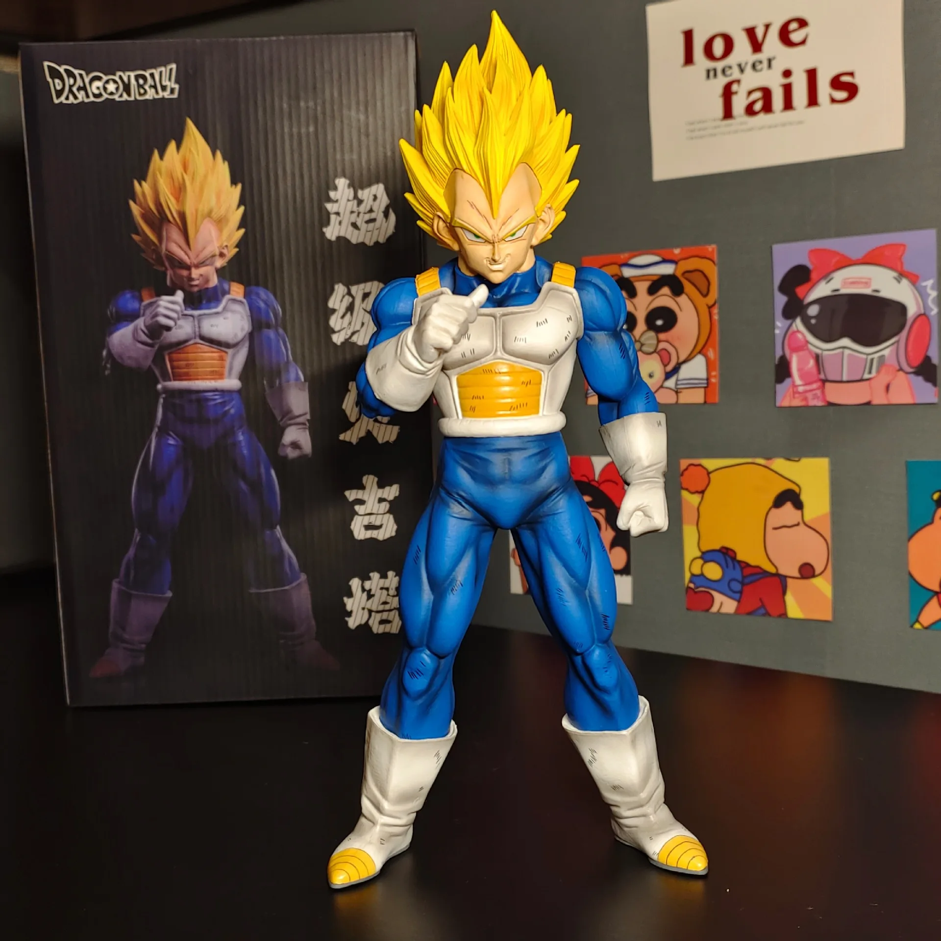 30CM Figurines Vegeta Dragon Ball Figure Vegeta Super Saiyan PVC Statue ...