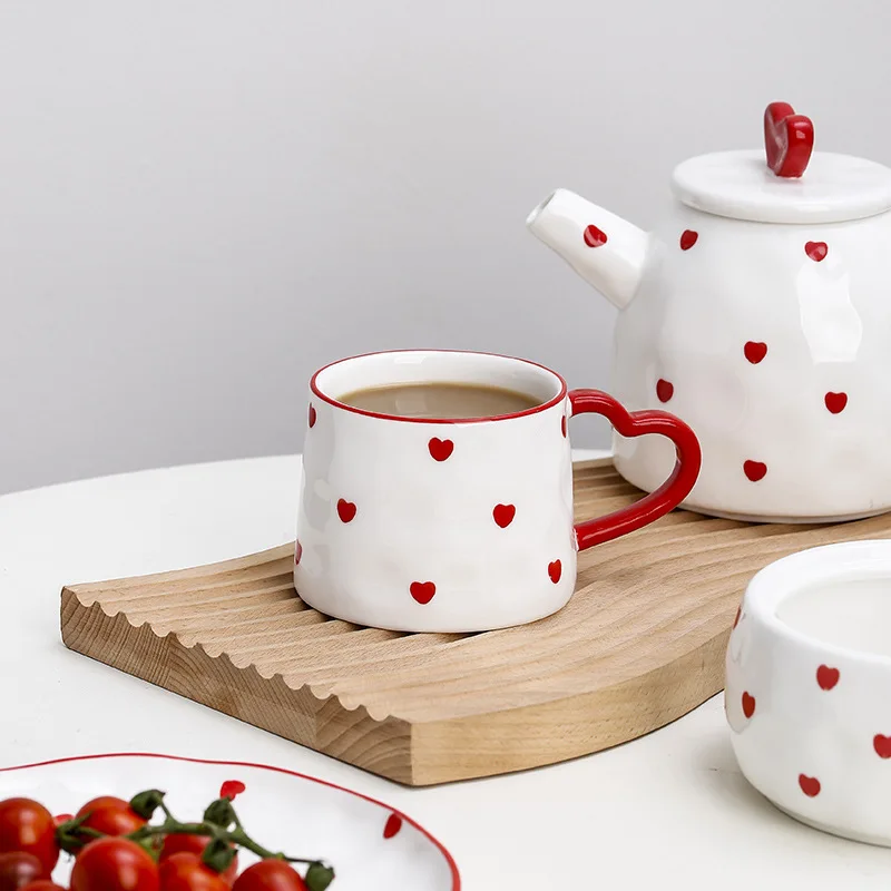 Creative-Heart-Afternoon-Tea-Teapot-Set-Coffee-Mug-Dessert-Plates ...