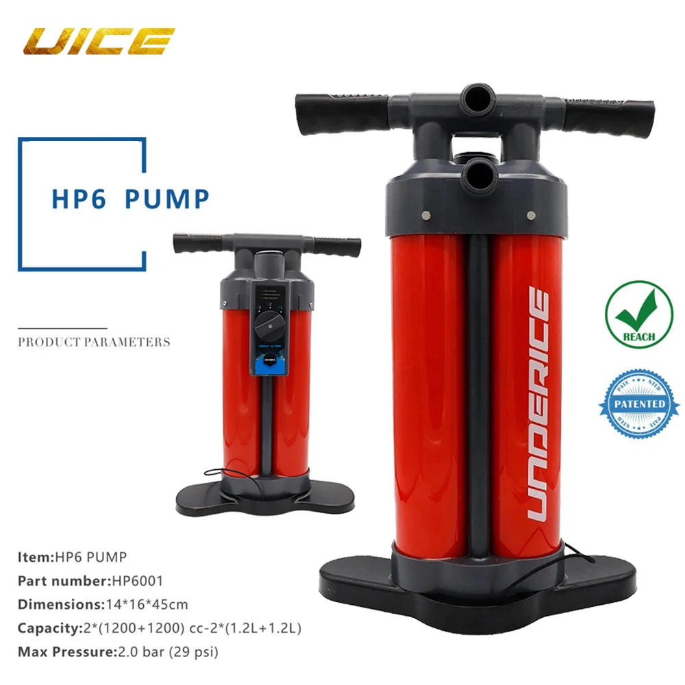 29PSI-Double-Action-Inflation-Pump-High-Pressure-Hand-Pump-HP6-Pump ...