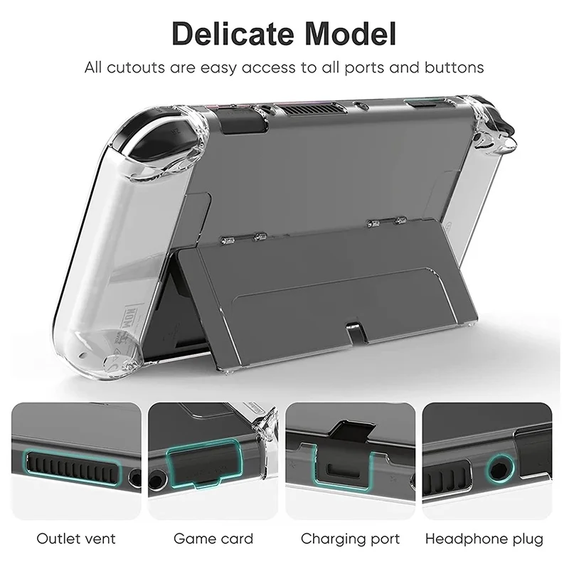 Crystal-Transparent-Protective-Case-Suitable-For-Nintendo-Switch-OLED ...