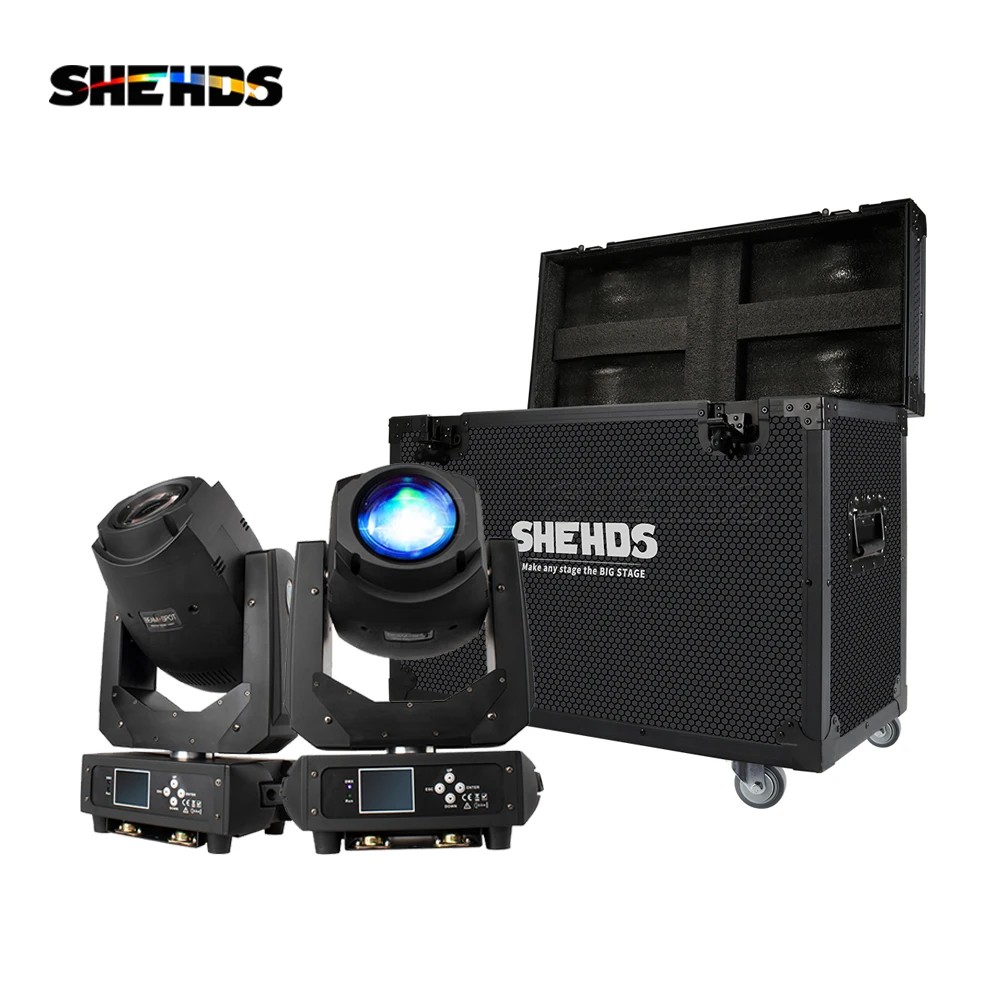 SHEHDS-Flight-Case-With-200W-Spot-Beam-LED-Moving-Head-6-18-Channel-DJ ...