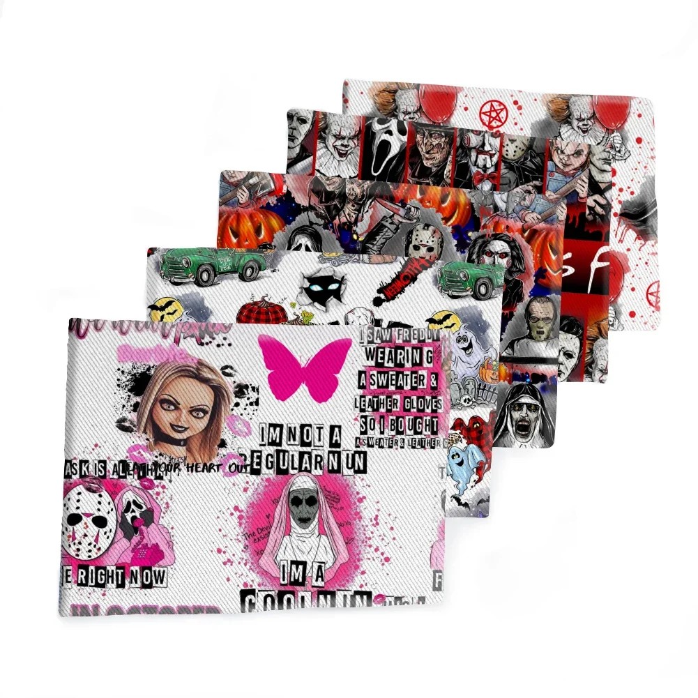Cartoon-Horror-Movie-Character-Pattern-Printed-Twill-Fabric-for ...