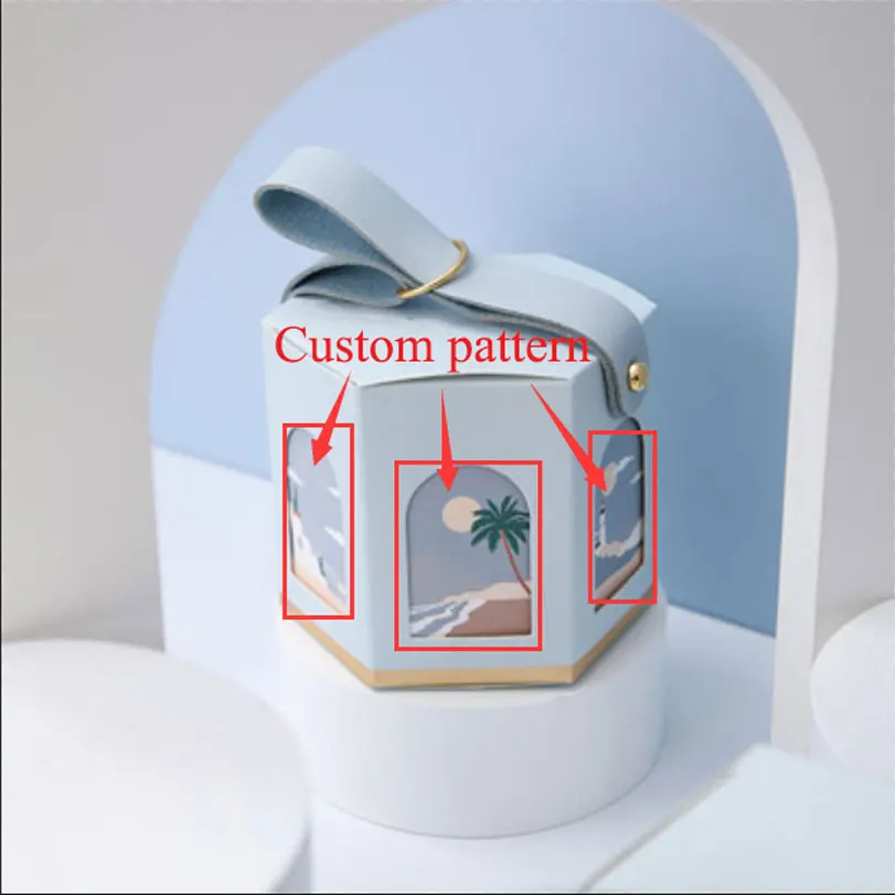 Portable Gift Box Large Size Accept Private Theme Customization Printed ...