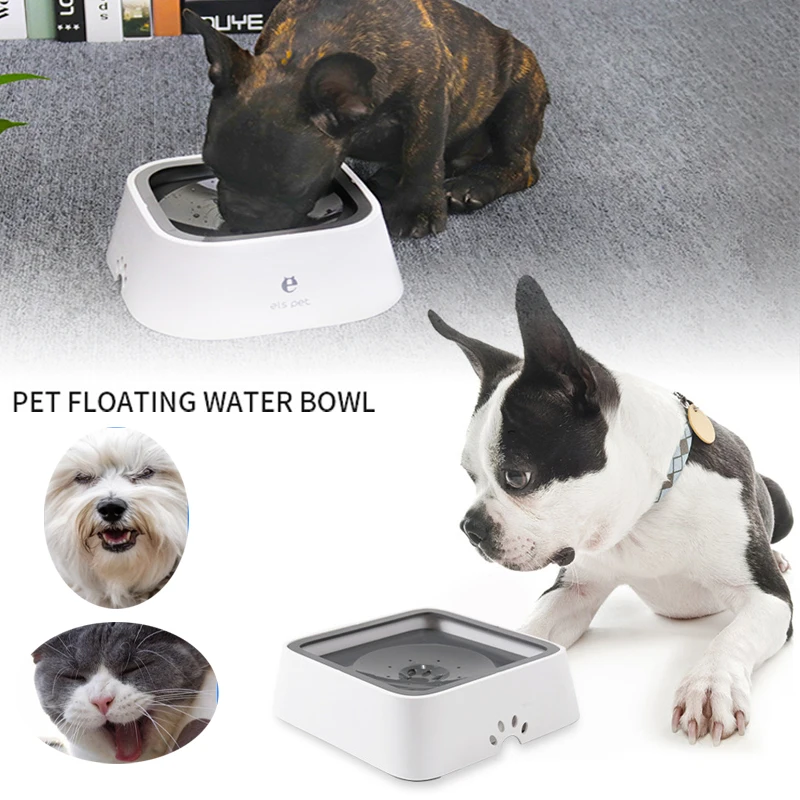 Pet-Dog-Cat-Bowl-Floating-Bowl-Water-Drinker-Non-Wetting-Mouth-Splash ...
