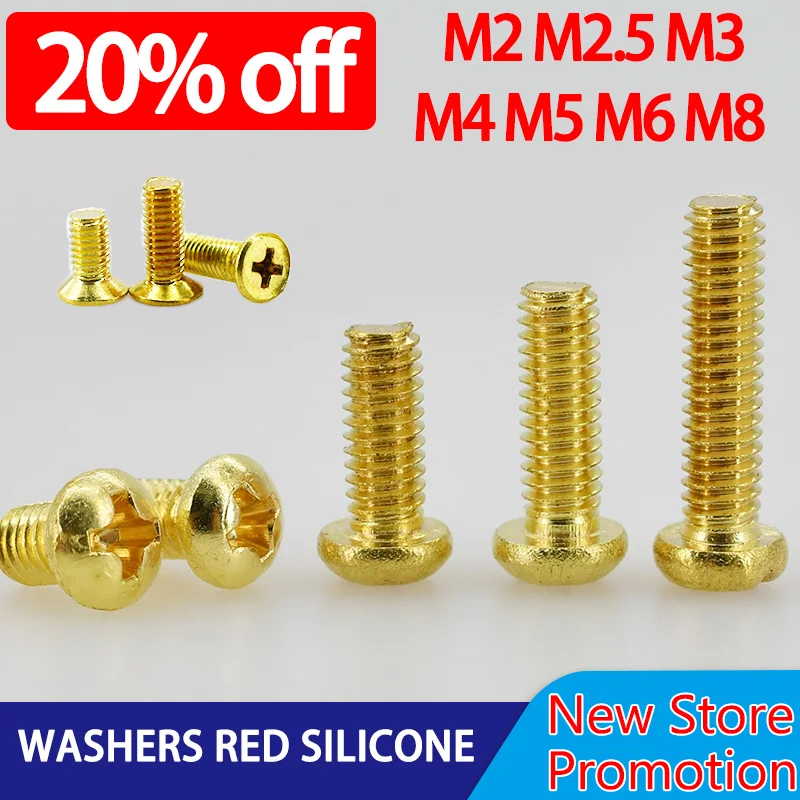 M2-M2-5-M3-M4-M5-M6-M8-Countersunk-Round-Head-Phillips-Screw-Metric ...