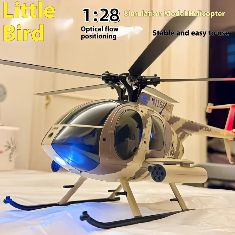 C189 Bird Helicopter Md500 Remote-Controlled Realistic Helicopter Model ...