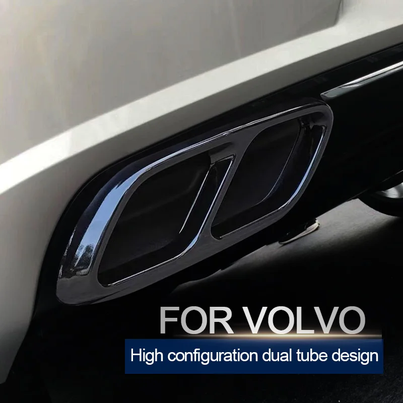 Tail-Throat-Pipe-Modified-Cover-Trim-For-Volvo-V90-S90-S60-V60-Car ...