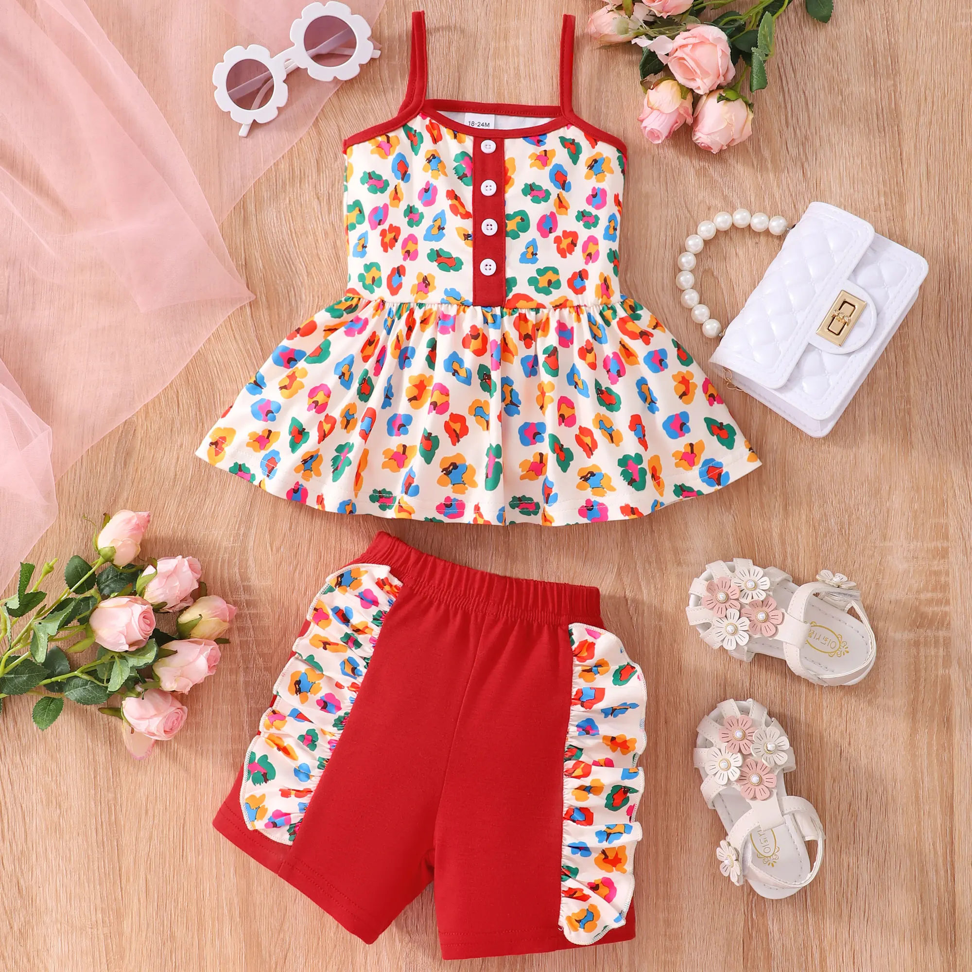Baby Girls Summer Sets Children Girls Cotton Clothes Sets Infant ...