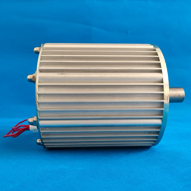 Low RPM Speed 10kw 20kw 30kw 500RPM 48V 96V 110V Gearless Permanent ...