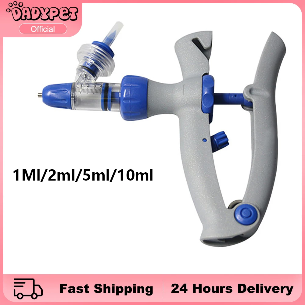 1Ml-2ml-5ml-10ml-Syringe-Gun-Veterinary-Continuous-Syringe-Animal ...