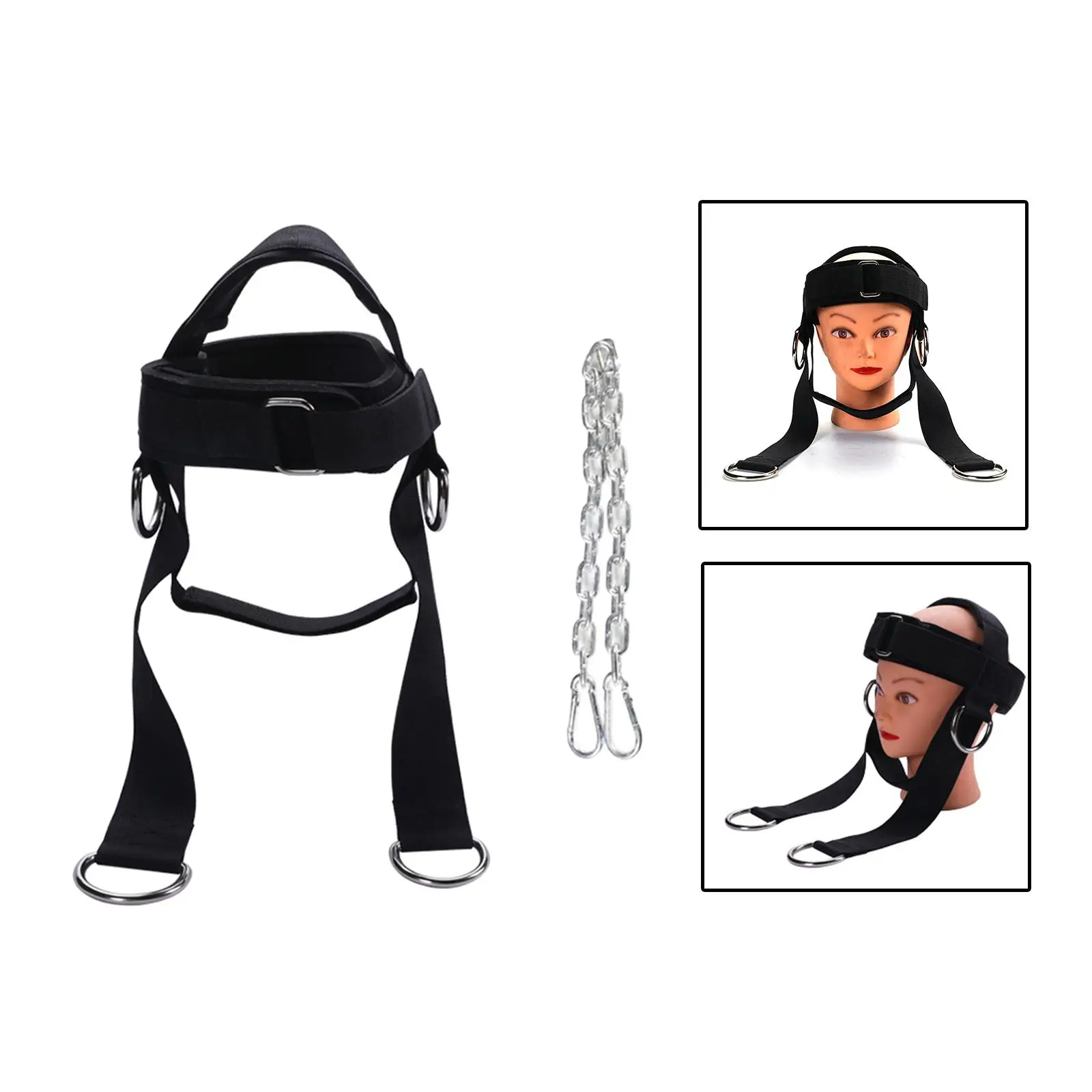 Head-Neck-Harness-Neck-Training-Exerciser-Heavy-Duty-Body-Strengh ...
