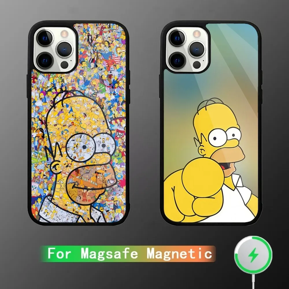 Cartoon-Homers-S-Simpsons-Phone-Case-For-iPhone-15-14-13-12-11-Plus-Pro ...