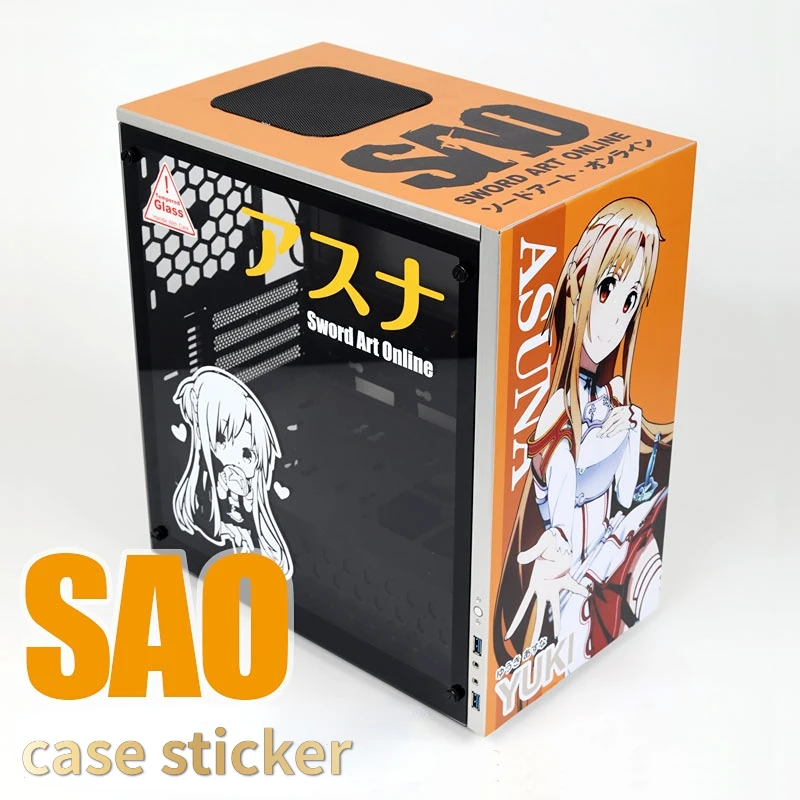 Anime Stickers For Pc Case,cartoon Decor Decals For Computer Chassis ...