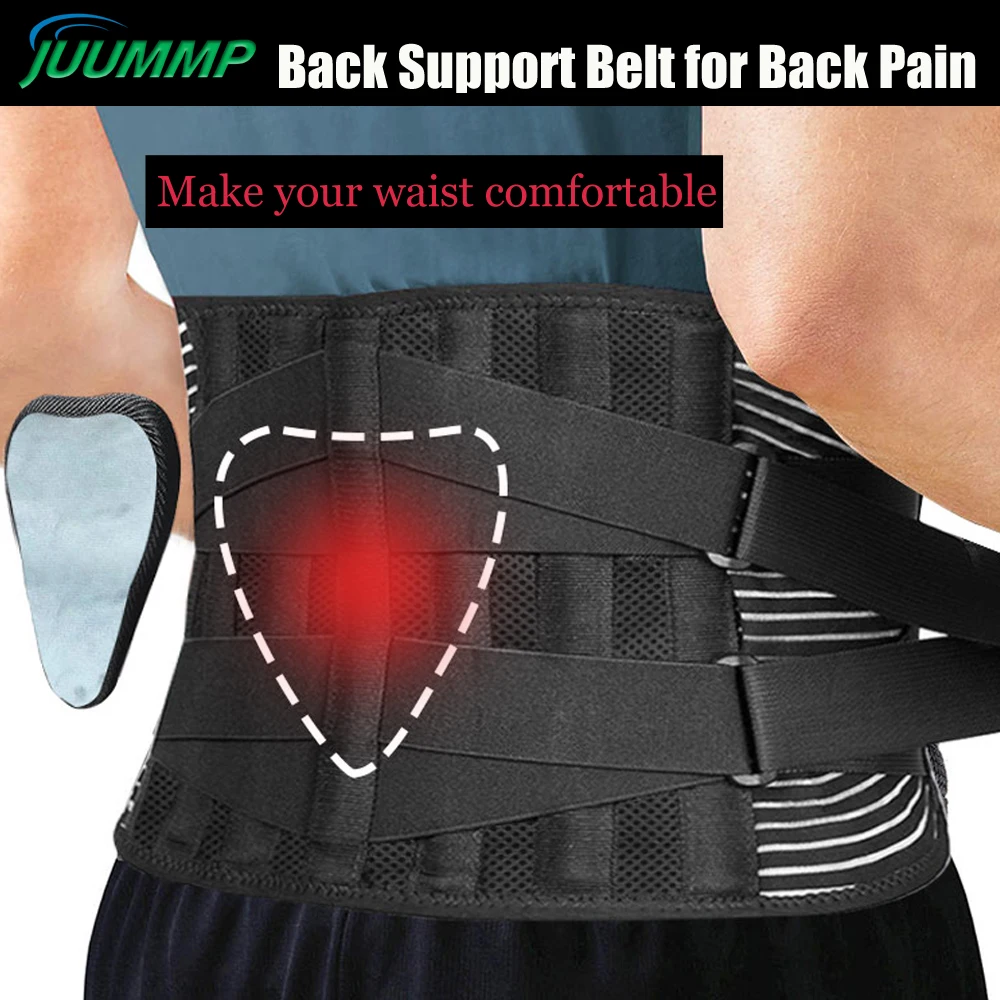 JUUMMP-Back-Braces-for-Lower-Back-Pain-Relief-with-6-Stays-Men-Women ...
