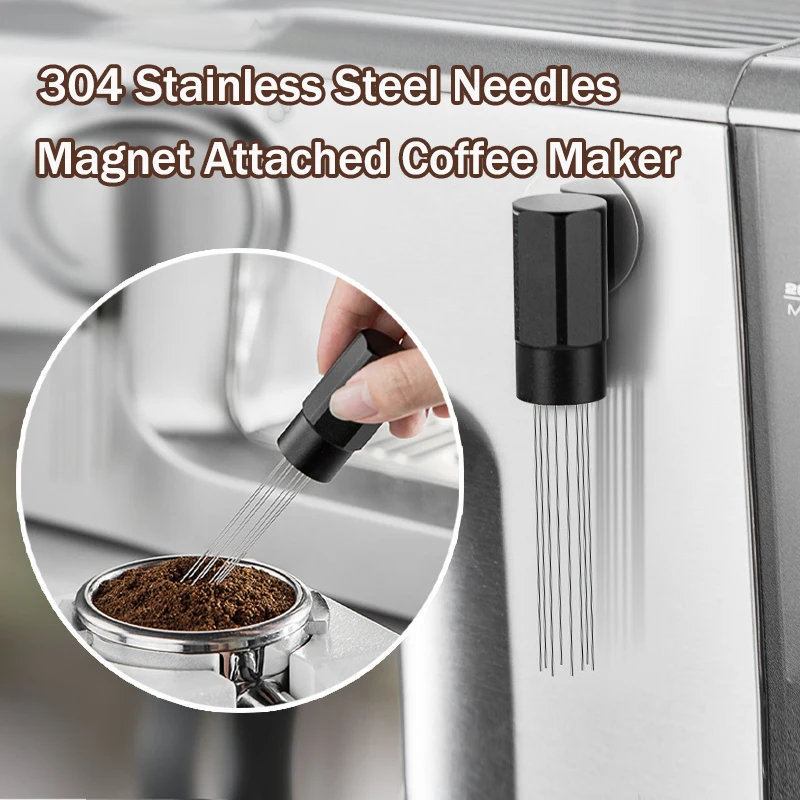 Magnetic-Espresso-Distribution-Tools-Needle-Stirrer-Adsorption-Coffee ...