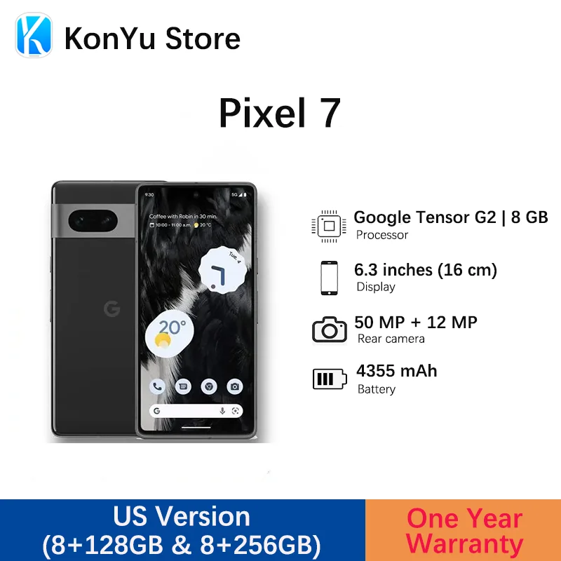 Teléfono Inteligente Google Pixel 7, versión estadounidense, Original y ...