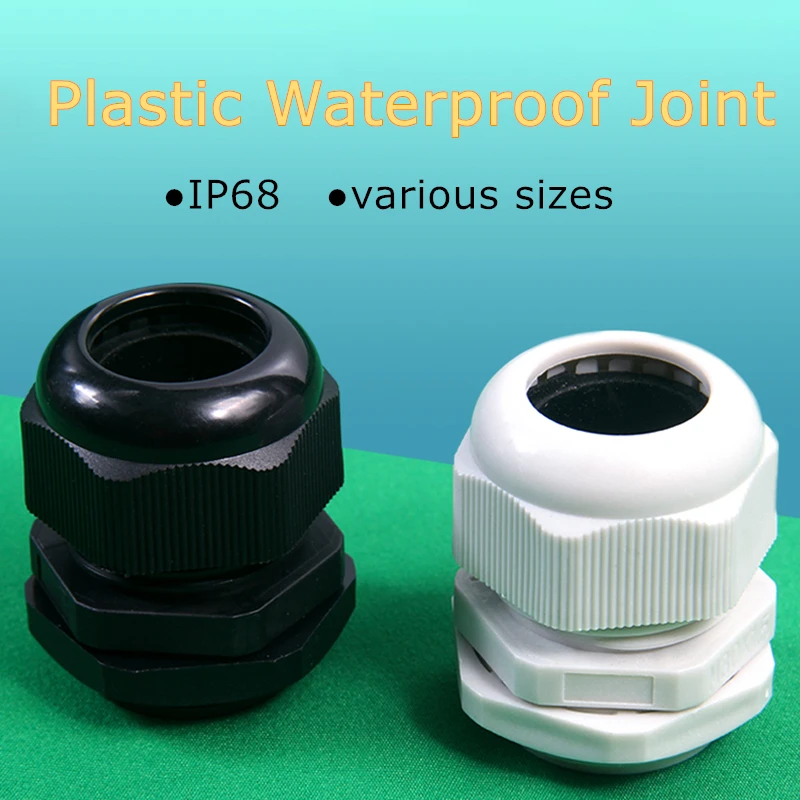 10-30-50-Pieces-M8-1-25-Waterproof-Plastic-Joints-IP68-Dustproof-Gland ...