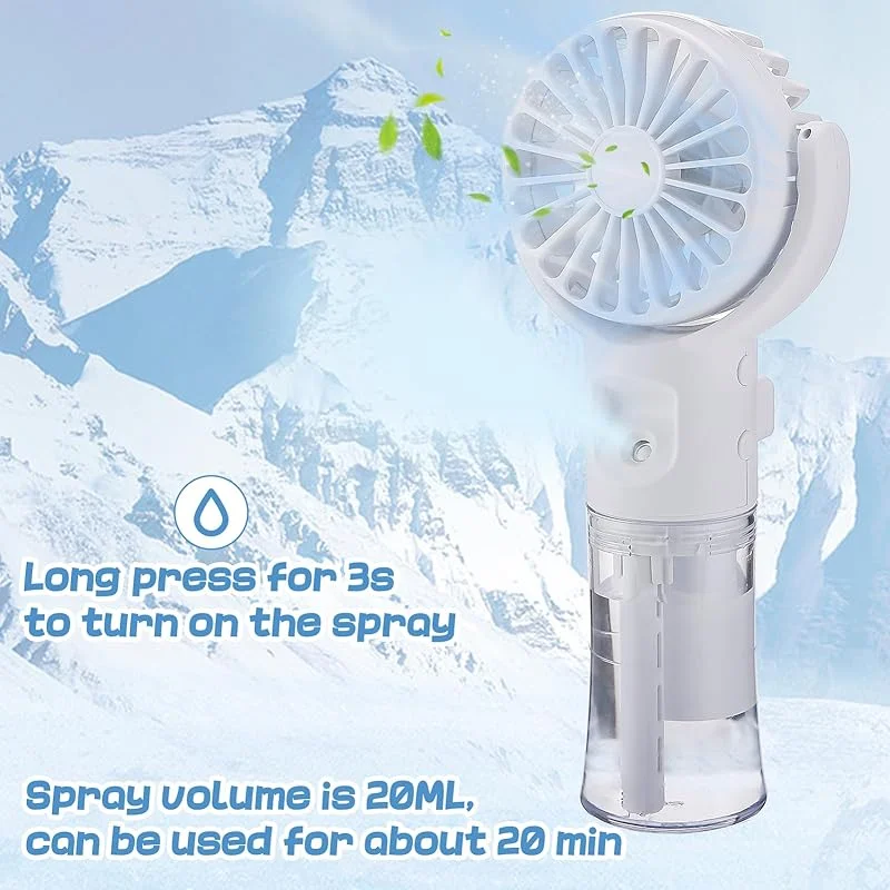 Handheld-Fan-Misting-Hand-Held-Fan-Rechargeable-Battery-Operated ...