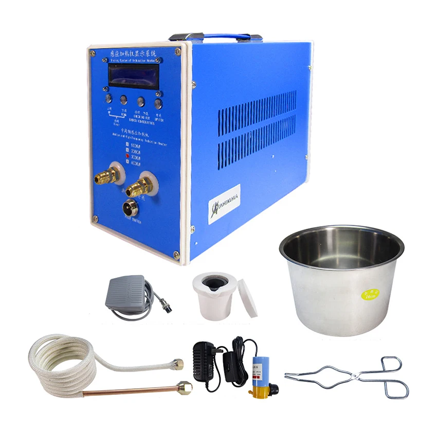 2000W Induction Heater Induction Heating Machine Melting Furnace ...