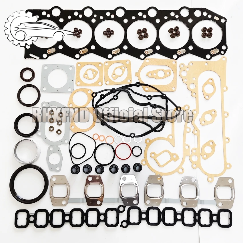 1HD FT 12V 24V Engine Overhaul Gasket Kit For Toyota Land Cruiser 4.2L ...