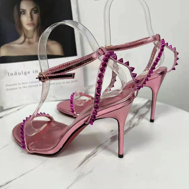 Pink Gladiator Heels