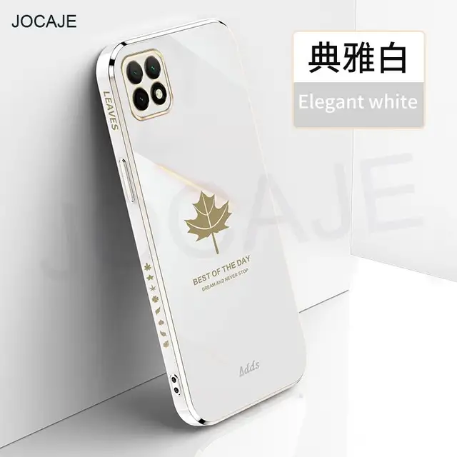 Electroplating Maple Leaf Lanyard Phone Case For HUAWEI NOVA Y60 Soft ...