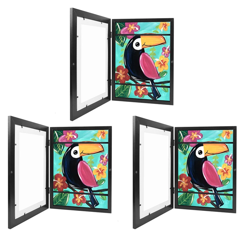 Children-Art-Frames-Magnetic-Front-Open-Changeable-Kids-Frametory-for ...